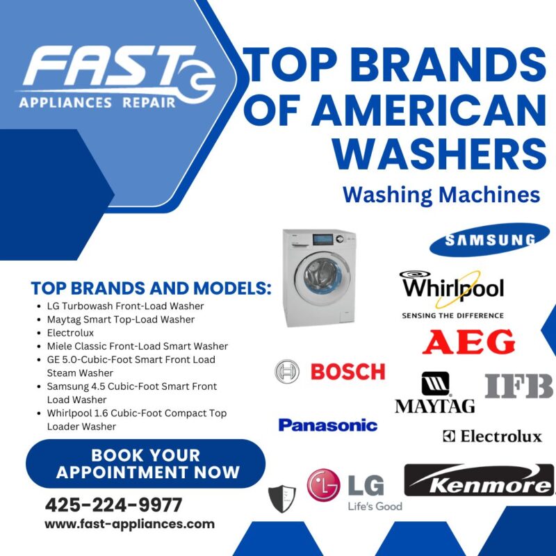Top Brands of American Washers - Fast Appliances